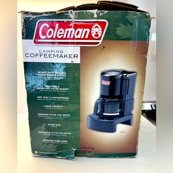 Coleman | Kitchen | Coleman Camping Coffee Maker Woriginal Box ...